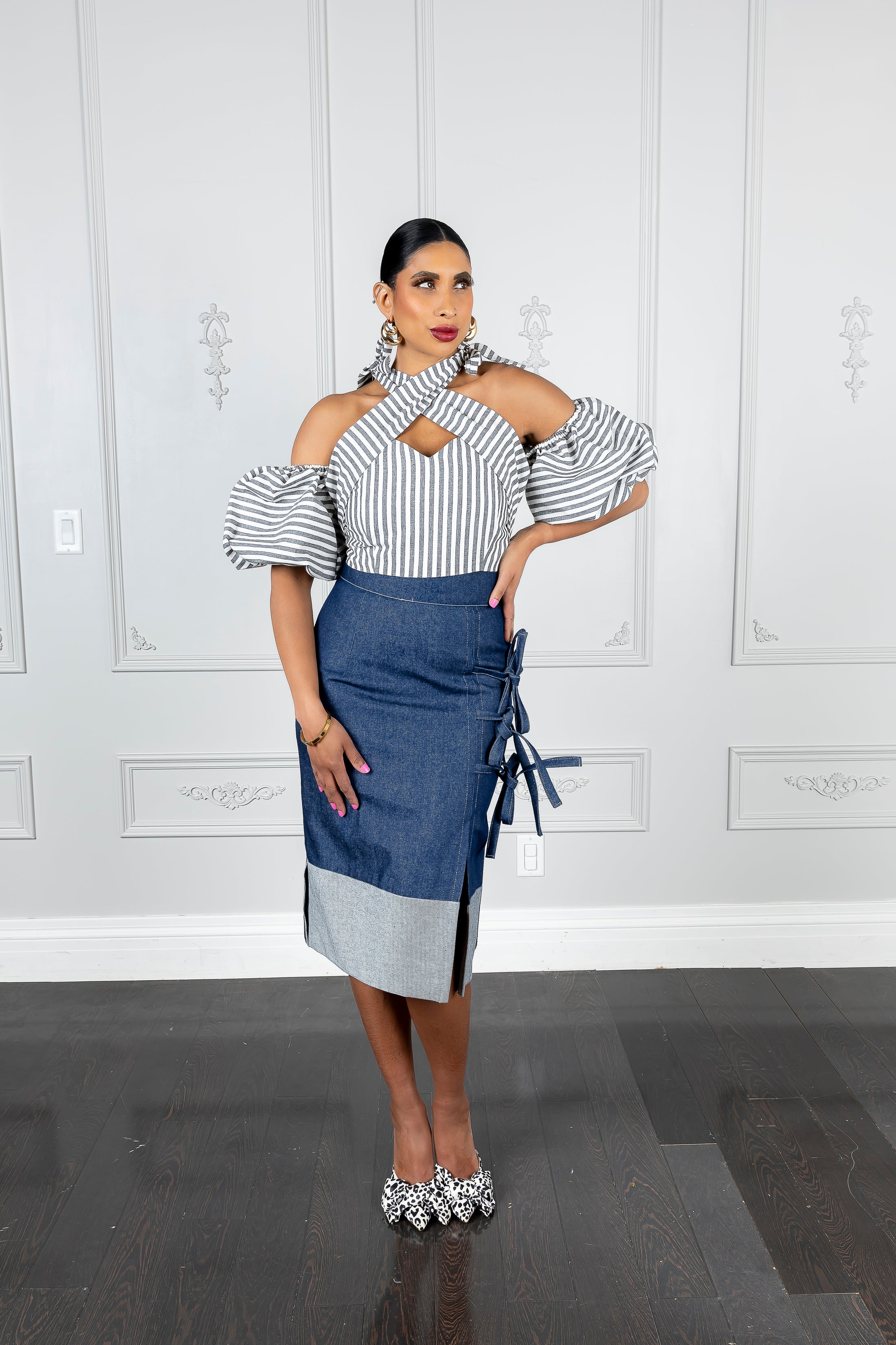 Women's Fashion - Denim Skirt – Kaela Kay